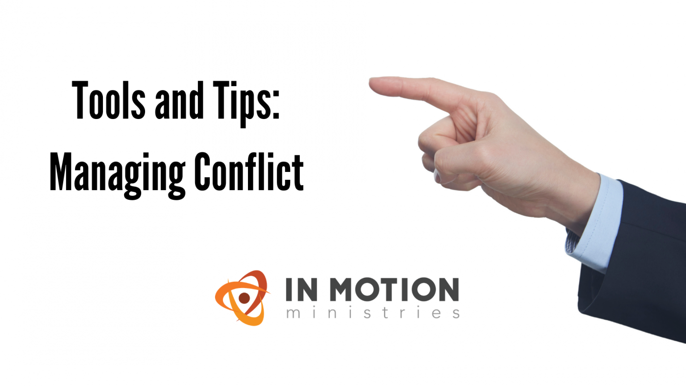 Conflict Resolution - In Motion Ministries